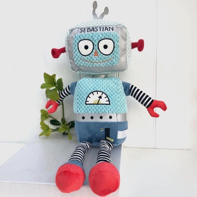 Stuffed Robot - Etsy