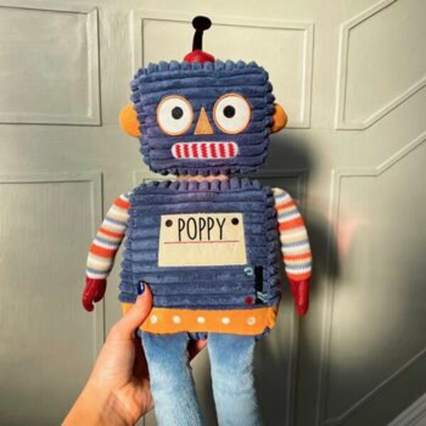 Stuffed Robot - Etsy