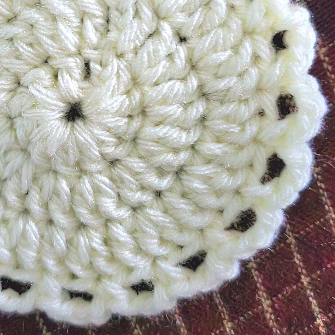 Scalloped Coaster Crochet Pattern - Instant Download for Easy 1-hour ...