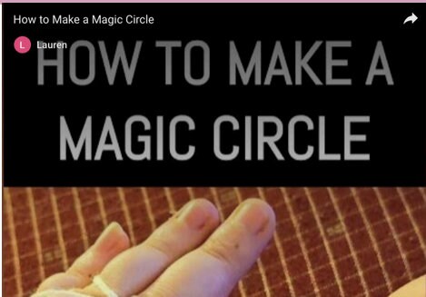 Magic Circle Step-by-step Video - Instant Download for Easy DIY ...