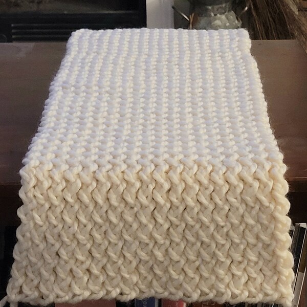 Knit Table Runner - Etsy