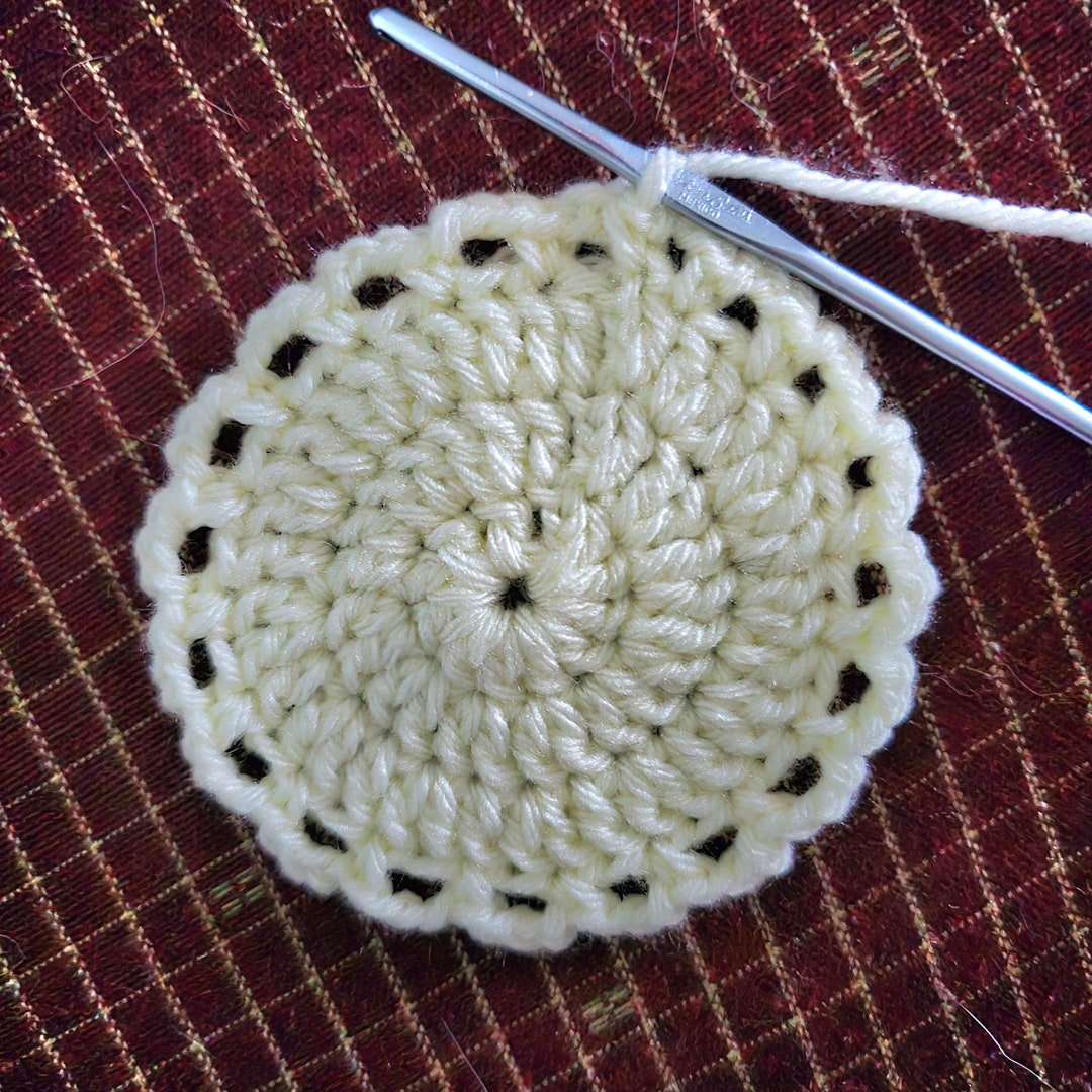 Scalloped Coaster Crochet Pattern - Instant Download for Easy 1-hour ...