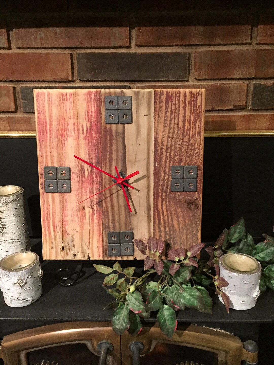 Reclaimed Wood Clock - Etsy