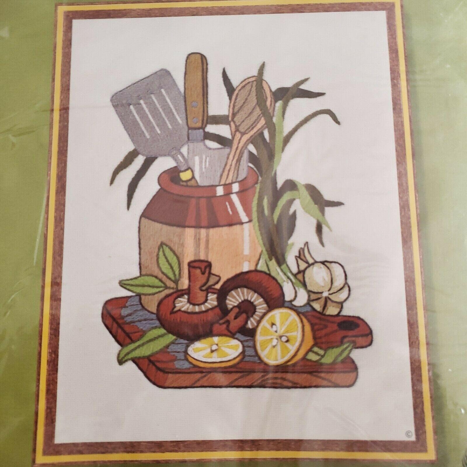 Vintage Sunset Stitchery Kit 2390 Lemons N Things Embroidery Craft ...