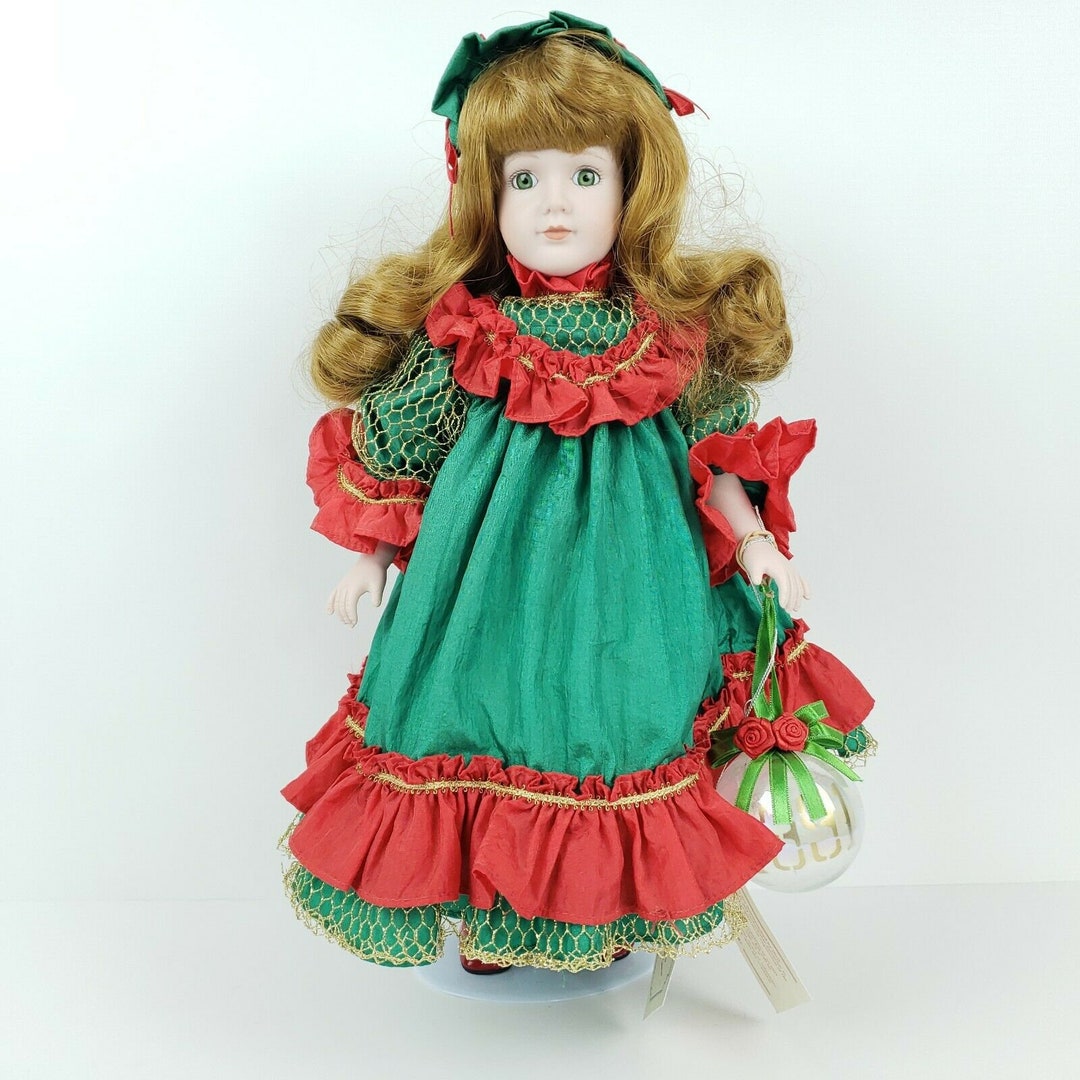 Handcrafted Camelot Porcelain Carole Doll 16 Inch Tall Holding A ...