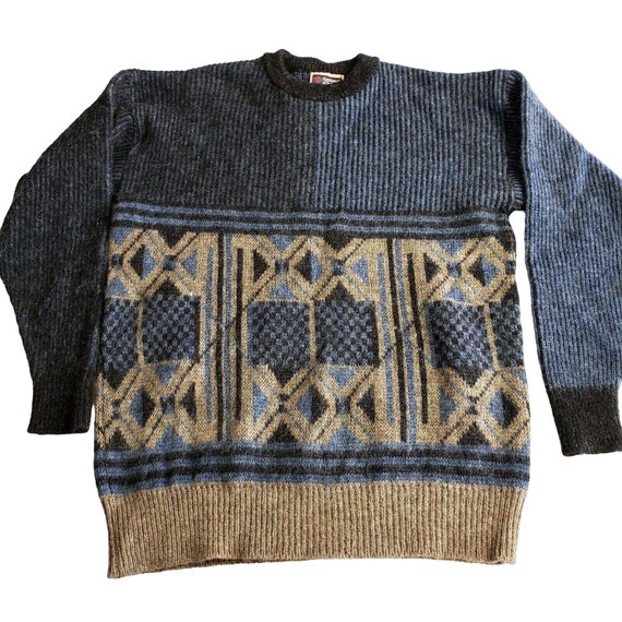 Samband Of Iceland Wool Sweater M Crewneck Ski Winter… - Gem