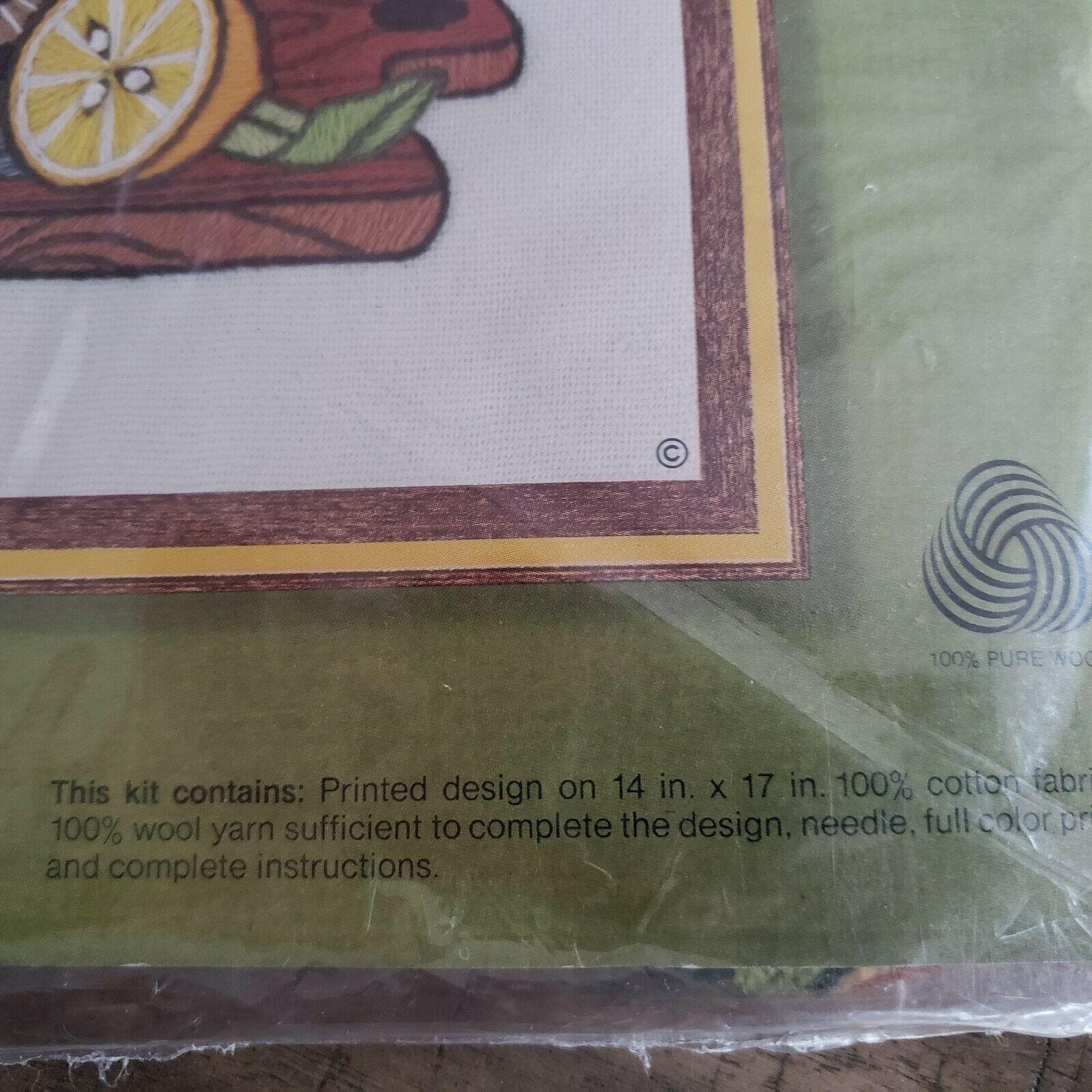 Vintage Sunset Stitchery Kit 2390 Lemons N Things Embroidery Craft ...