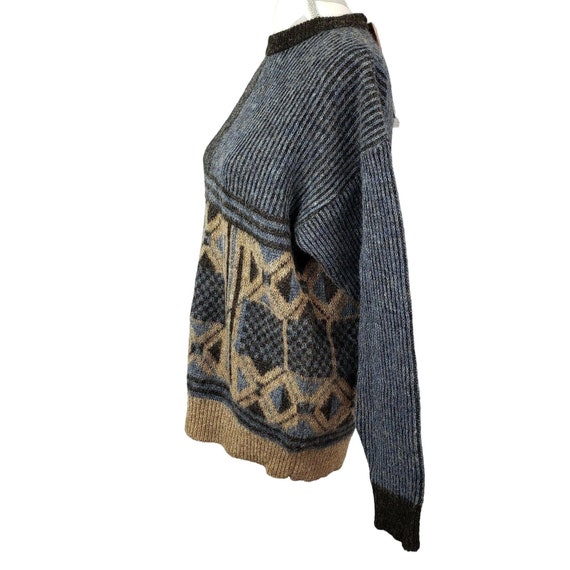 Samband Of Iceland Wool Sweater M Crewneck Ski Winter… - Gem