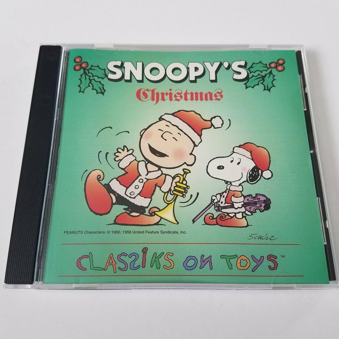 Snoopys Christmas CD Classiks on Toys Charlie Brown Peanuts Kids ...
