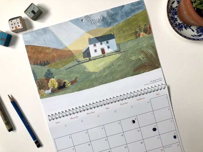 Welsh Calendar 2023 Illustrated by Valériane Leblond - Etsy