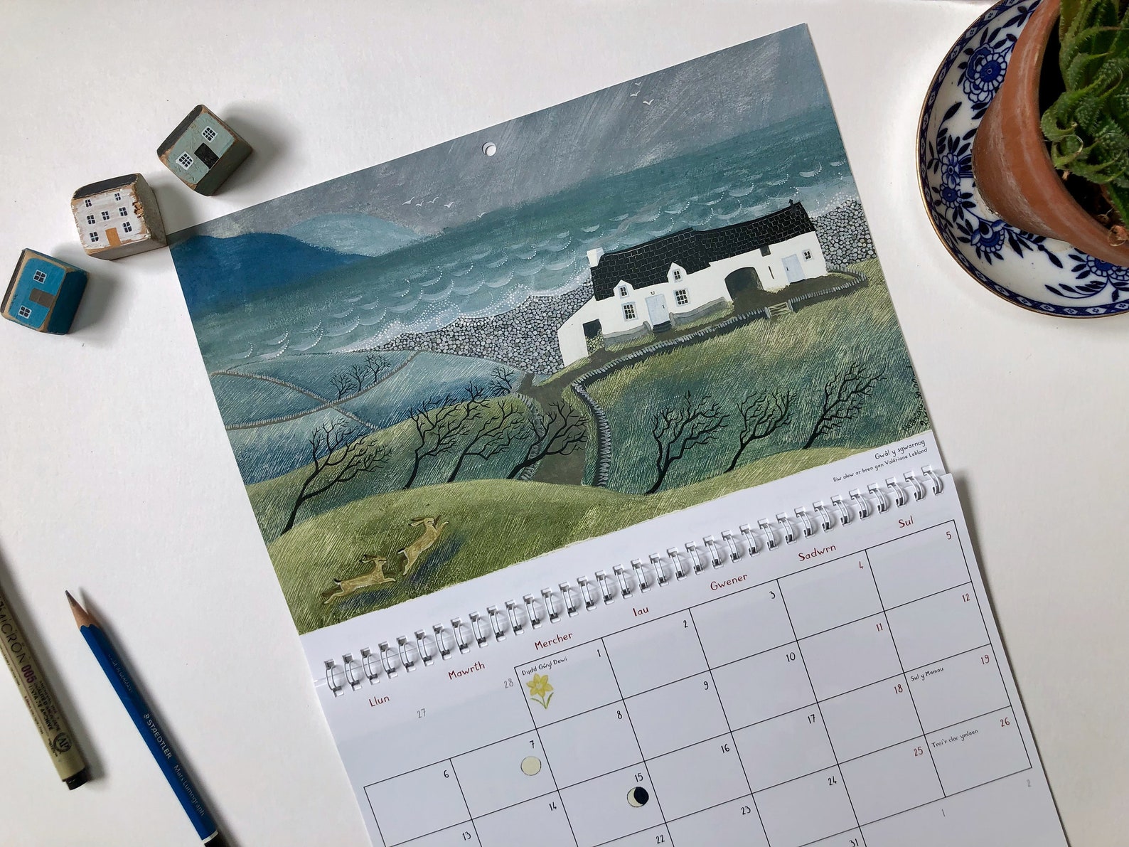 Welsh Calendar 2023 Illustrated by Valériane Leblond - Etsy