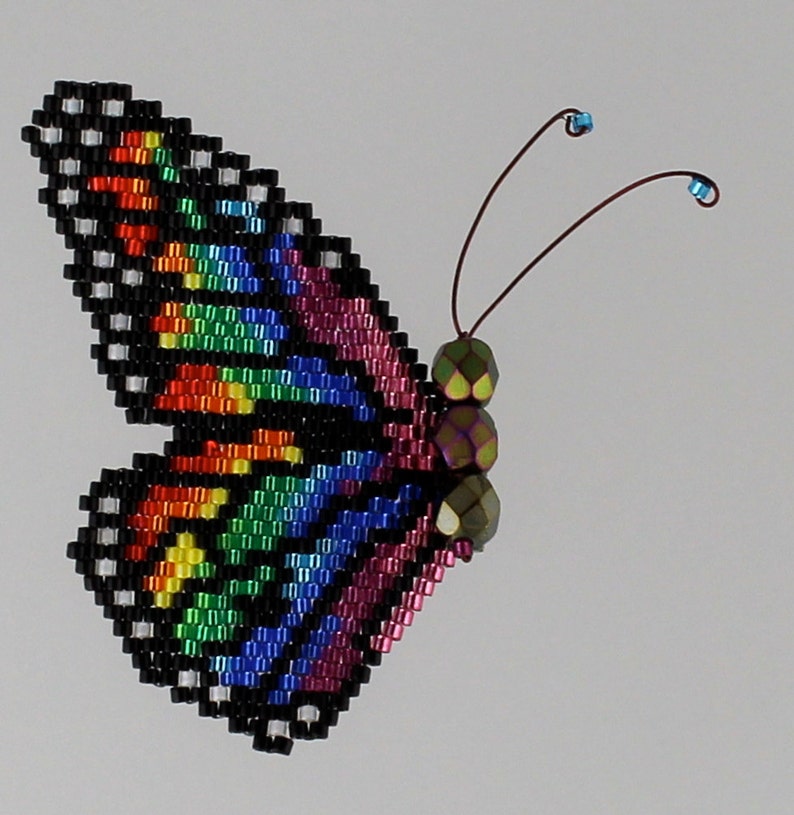 Rainbow Monarch Pattern and Tutorial - Etsy
