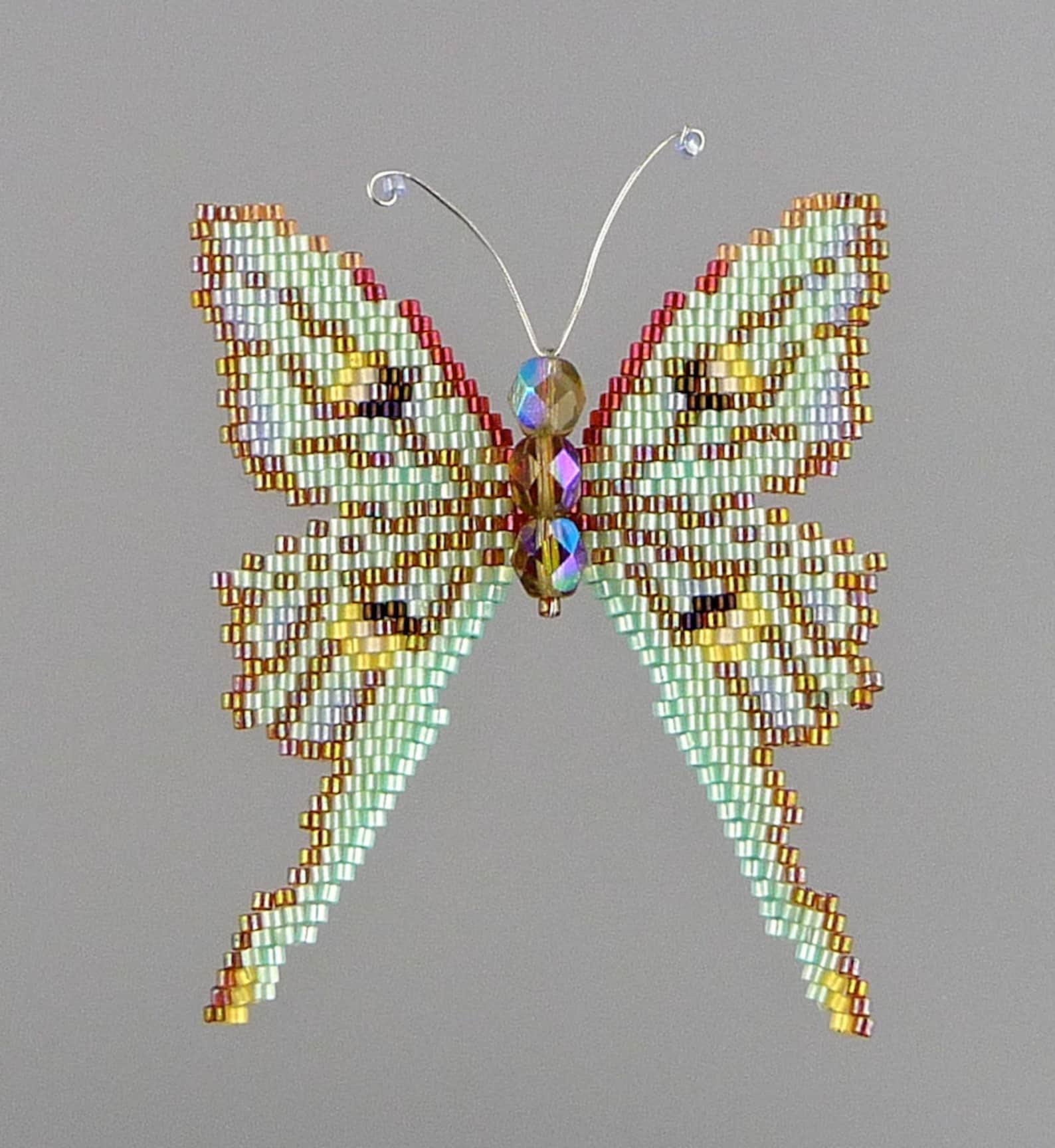 Small Luna Moth PDF Pattern and Tutorial - Etsy