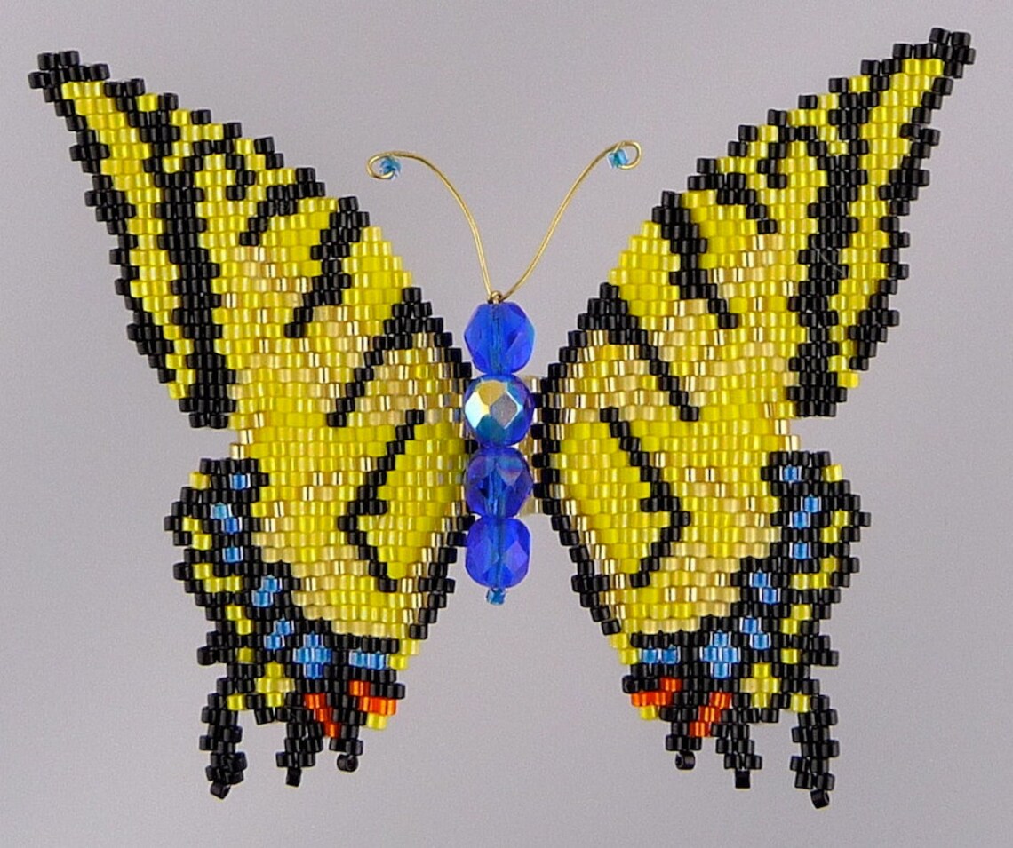 Tiger Swallowtail Butterfly Pattern and Tutorial - Etsy