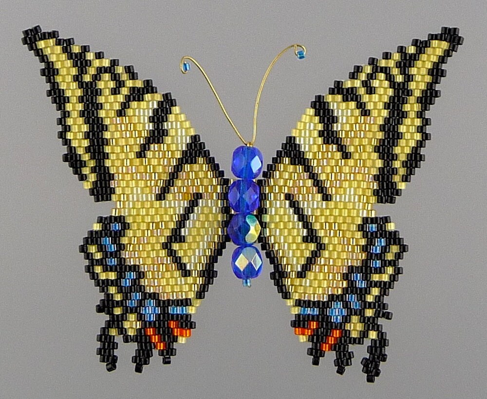 Tiger Swallowtail Butterfly Pattern and Tutorial - Etsy