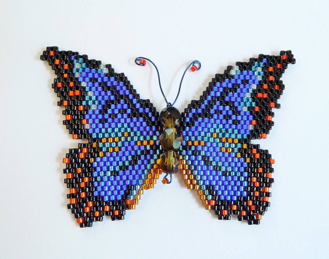 Blue Morpho Butterfly Pattern and Tutorial - Etsy