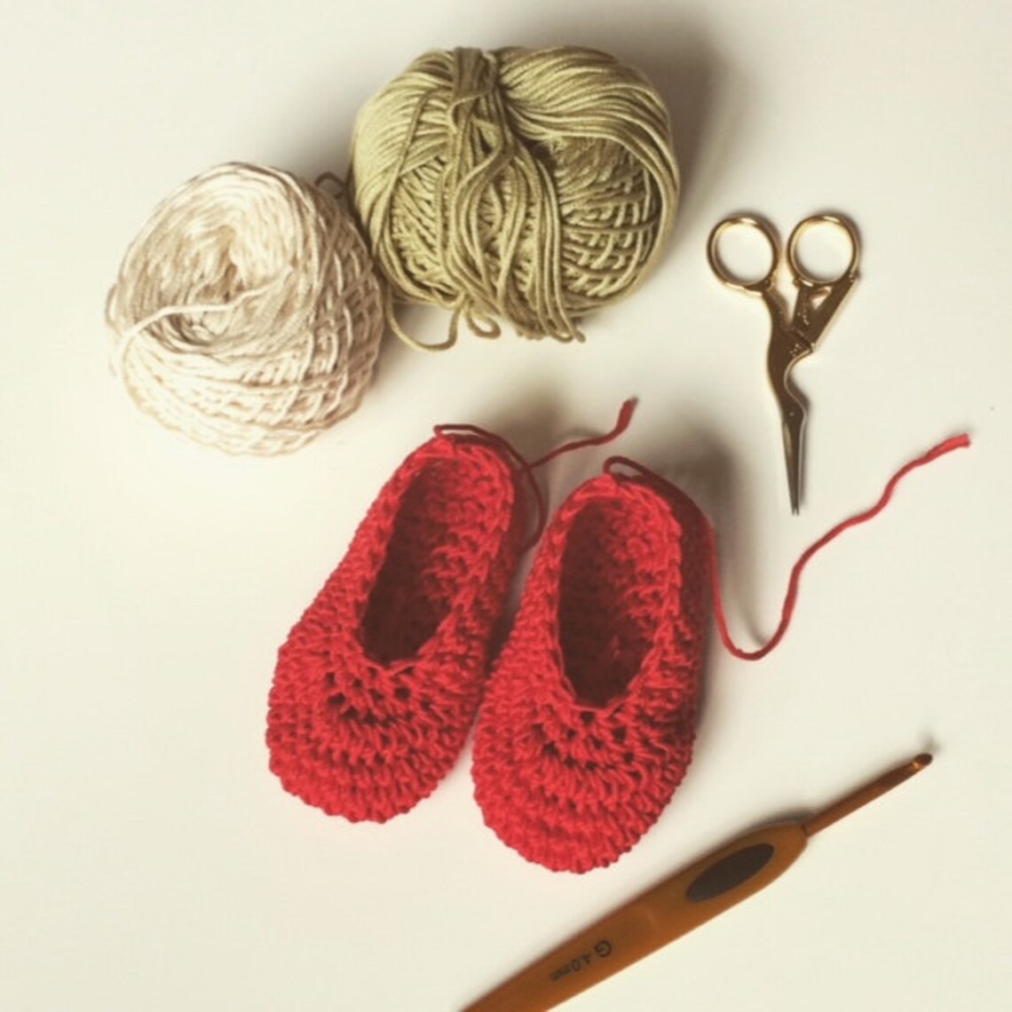 PDF PATTERN ONLY. Cute Crochet Strawberry Baby Booties Shoes Pattern (3 ...