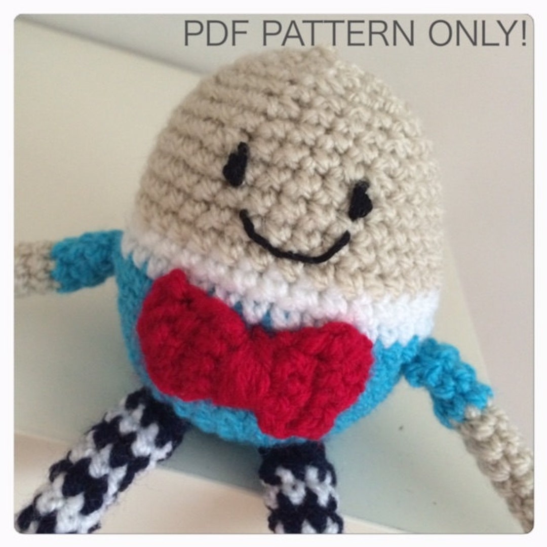 PDF PATTERN ONLY Humpty Dumpty Nursery Rhyme Baby Children Toy Present ...