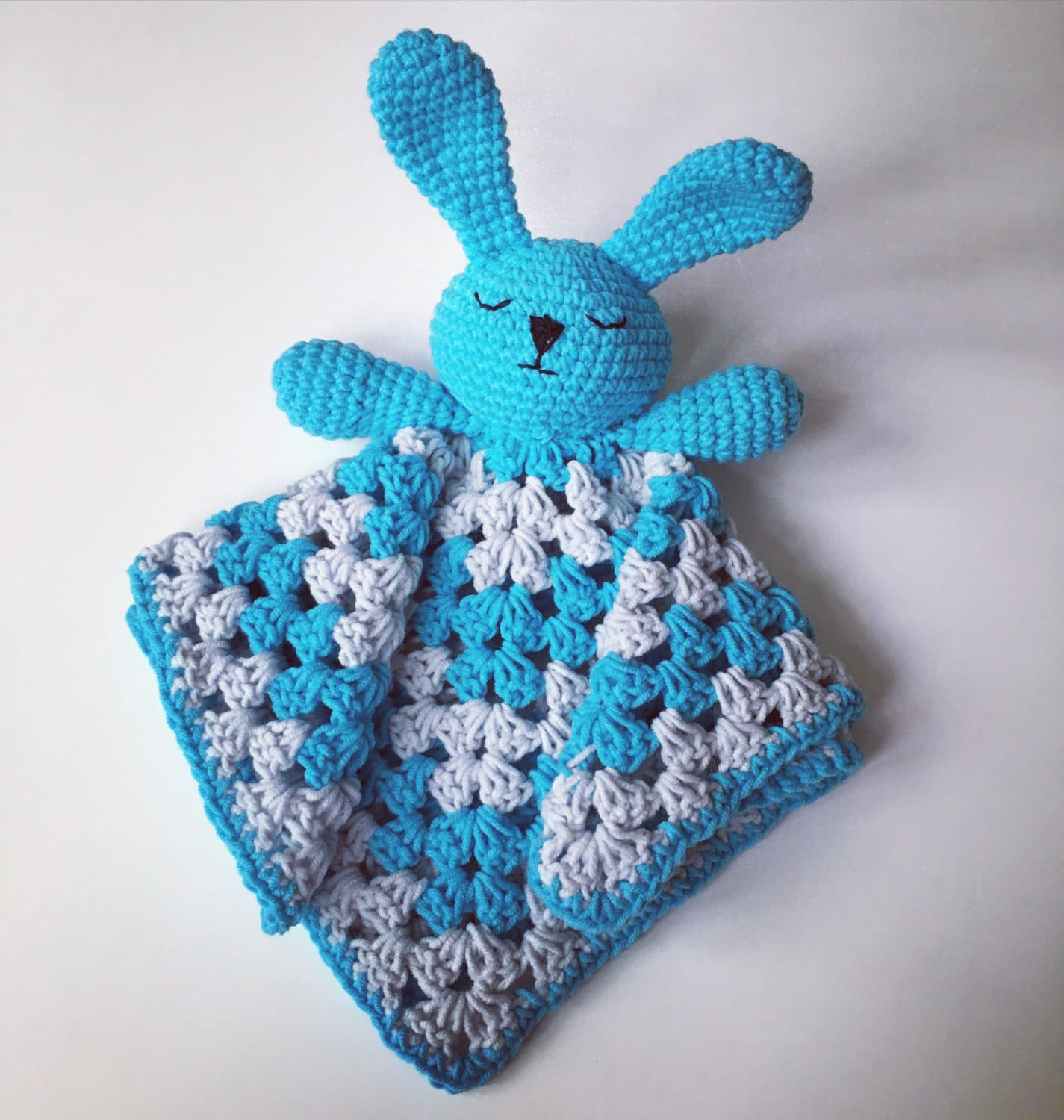 PDF PATTERN ONLY Bunny Rabbit Snuggle Crochet Comfort Blanket - Etsy UK