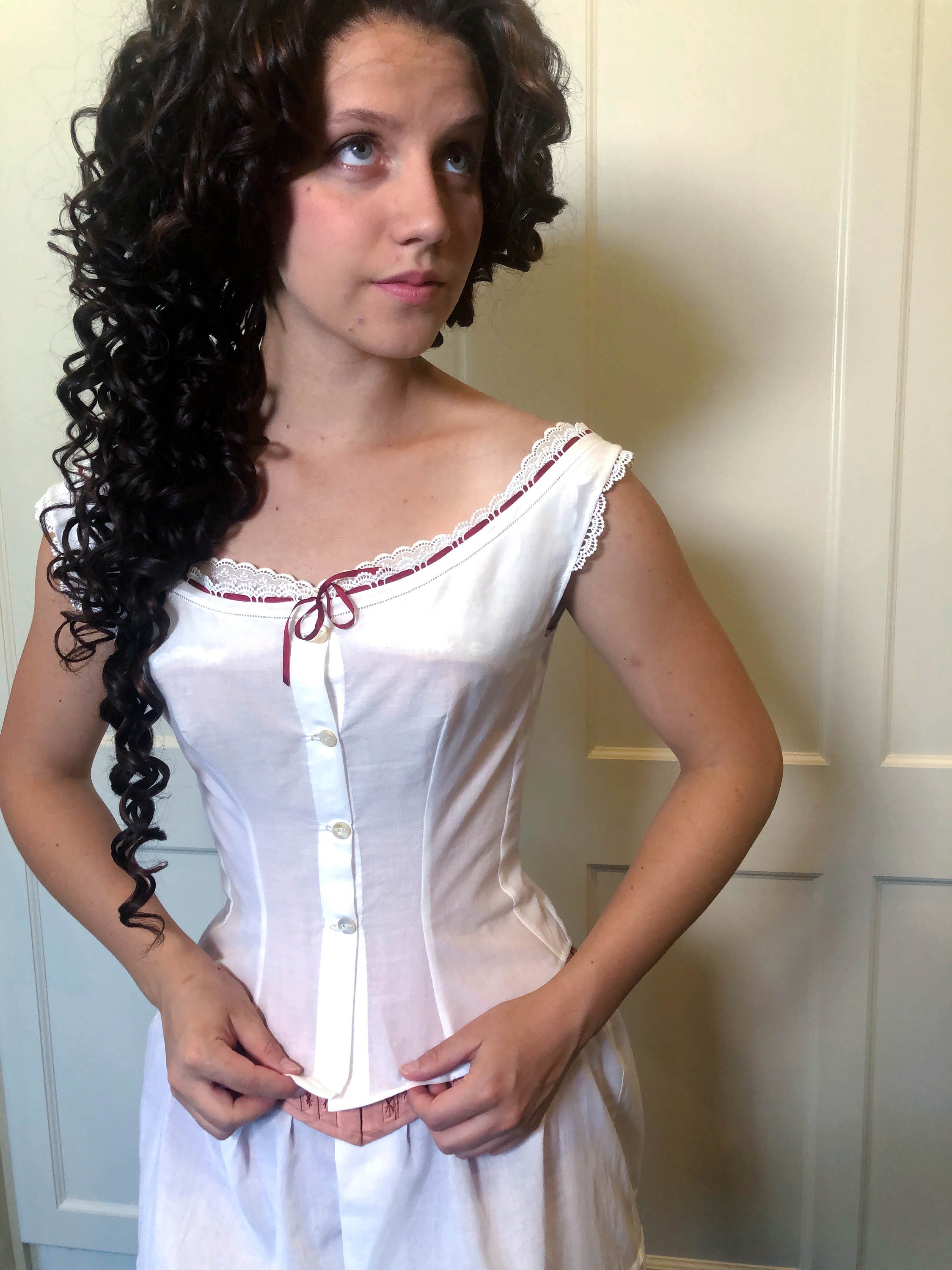 1870s Christine Corset Cover – PDF PATTERN – Victorian Undergarment - Etsy