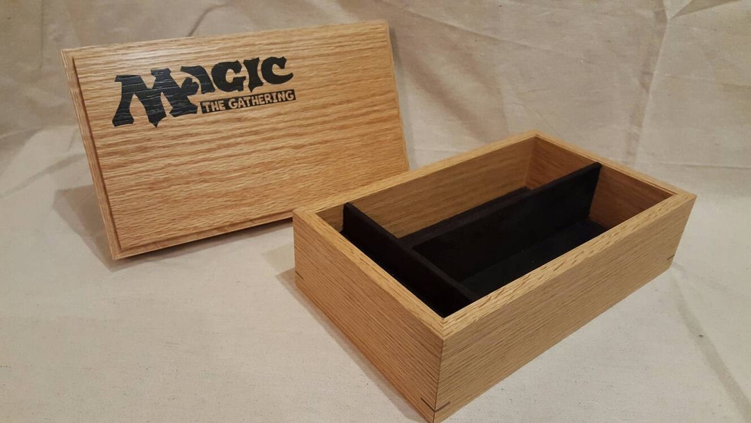 Magic the Gathering Wood Deck Box. - Etsy