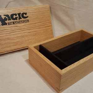 Magic the Gathering Wood Deck Box. - Etsy