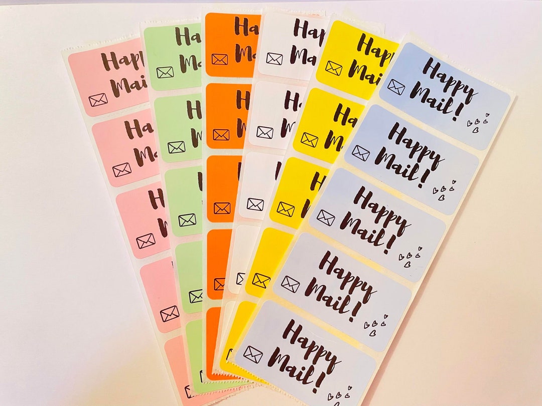 Happy Mail Stickers Printable Stickers Digital Download - Etsy