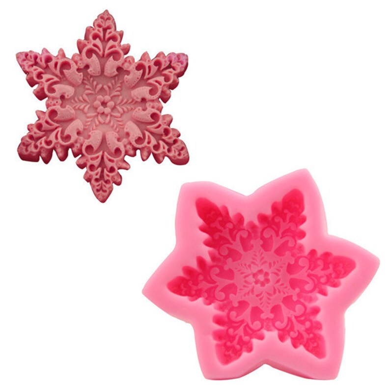Silicone Snowflake Mold Soap Mold Silicone Single Cavity - Etsy