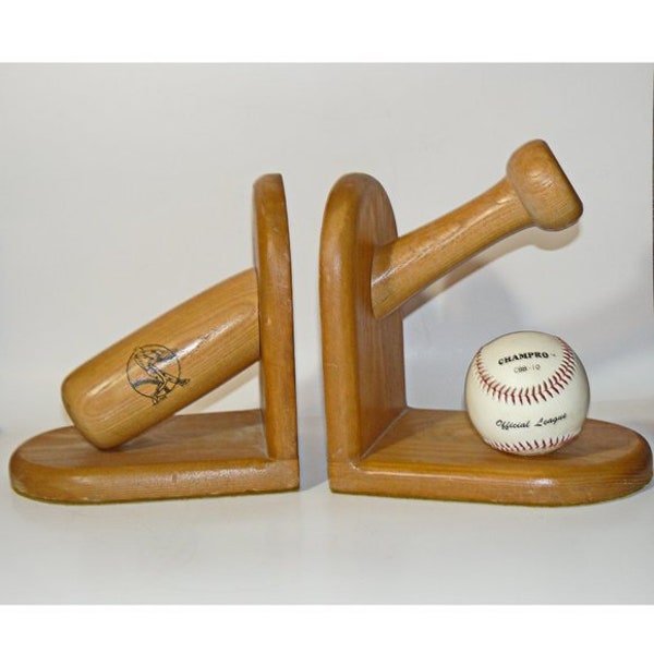 Baseball Bookends - Etsy