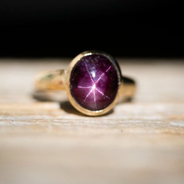 Star Ruby Ring - Etsy