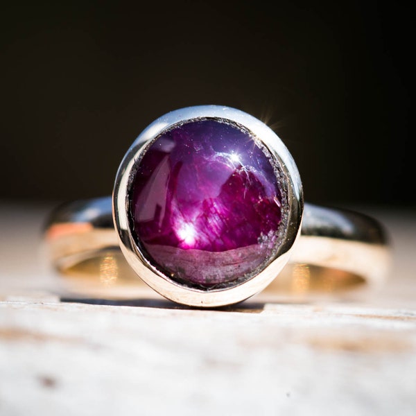Star Ruby Ring - Etsy