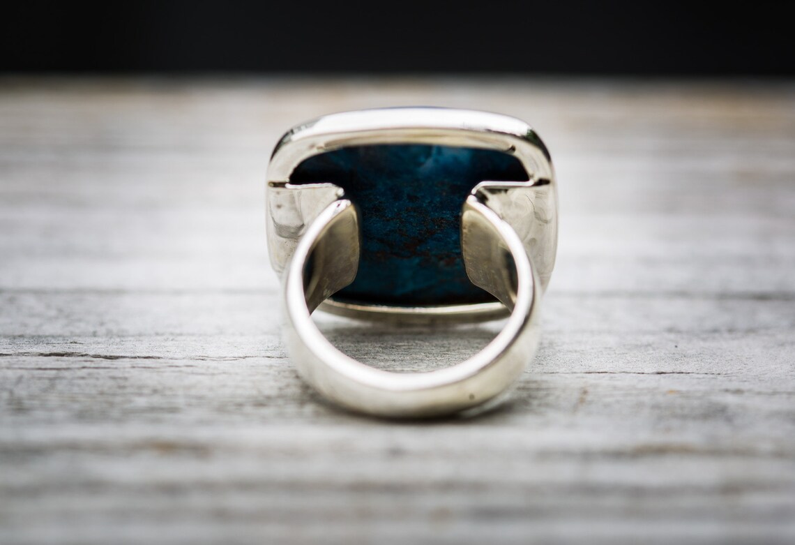 Shattuckite Ring Size 7.5 Shattuckite Ring Size 7.5 | Etsy