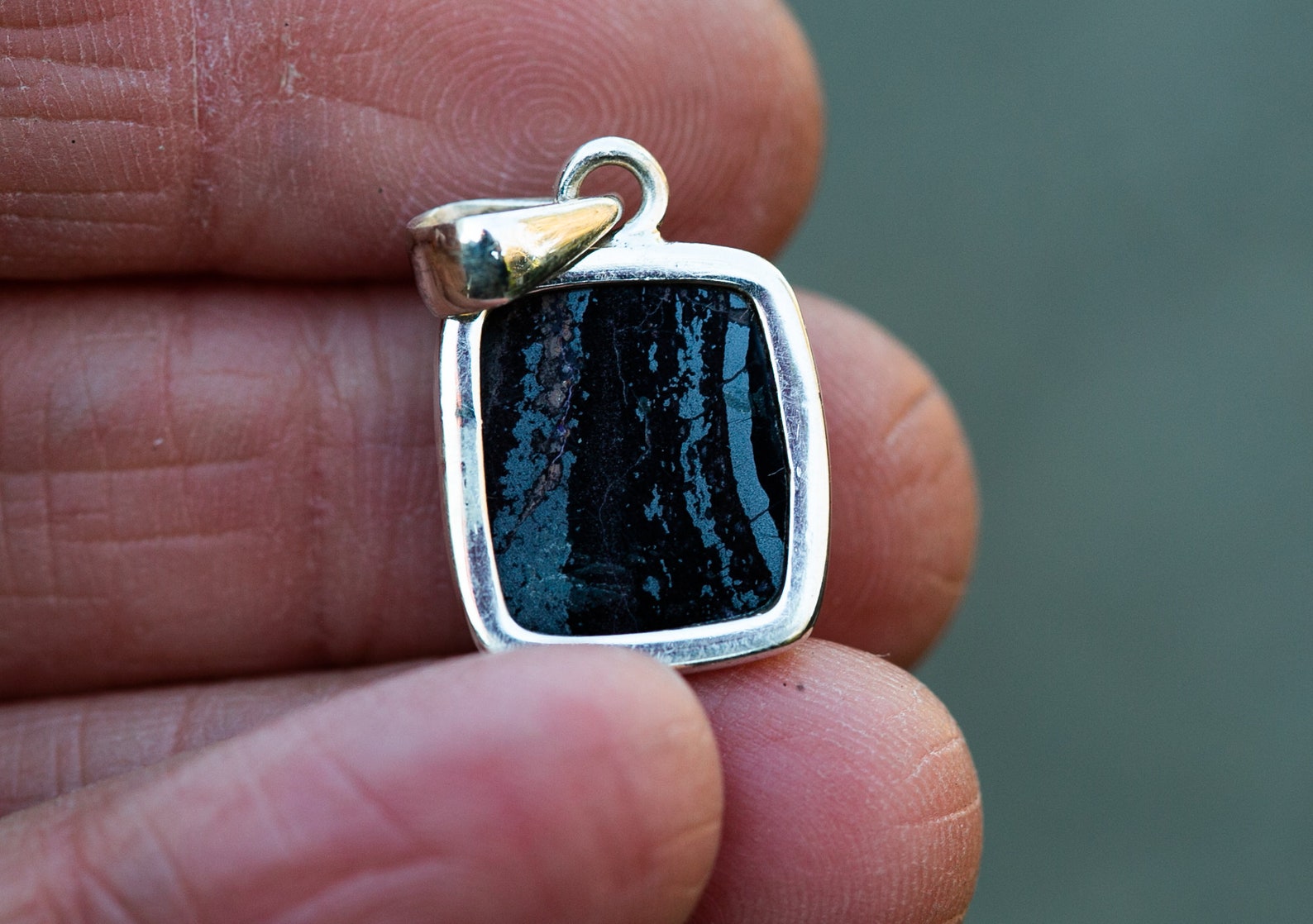 Sugilite Pendant Stunning Sugilite and Sterling Silver | Etsy