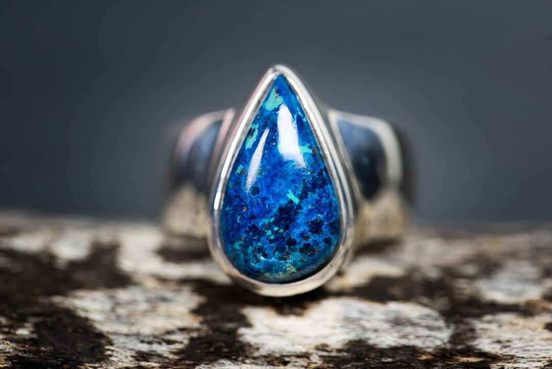 Shattuckite Ring Size 8.75 - Large Shattuckite Ring Size 8.75 ...