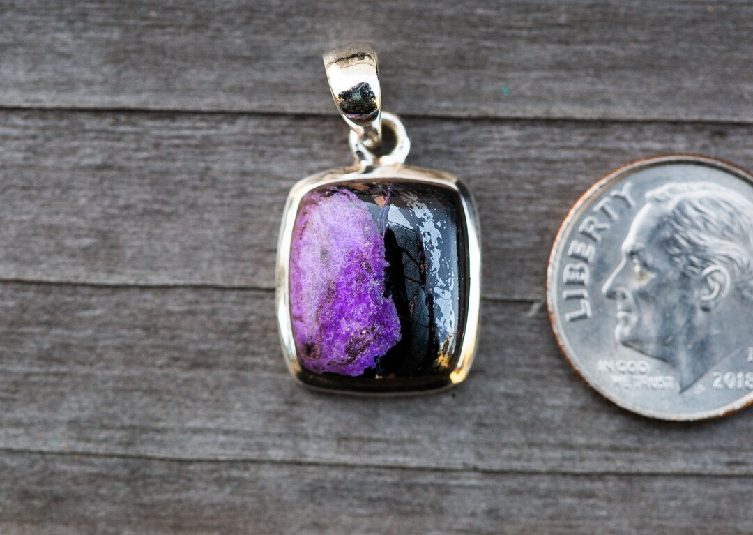 Sugilite Pendant Stunning Sugilite and Sterling Silver - Etsy