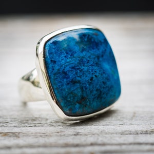 Shattuckite Ring Size 7.5 Shattuckite Ring Size 7.5 - Etsy