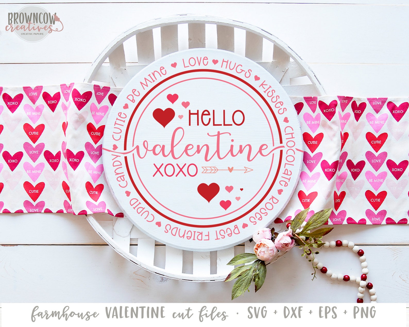 Farmhouse Valentine's Day SVG Bundle Farmhouse Valentine - Etsy