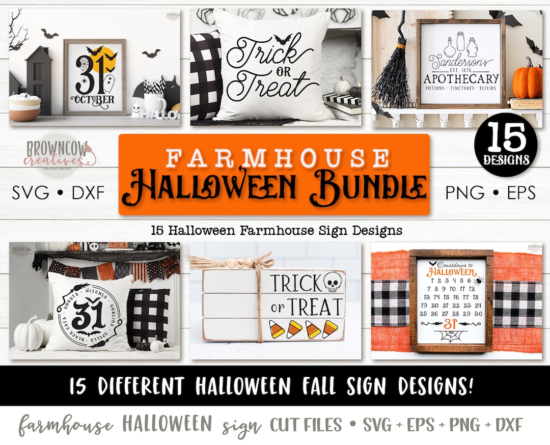 Farmhouse Fall Sign SVG Bundle, Fall SVG Bundle, Farmhouse Fall Sign ...