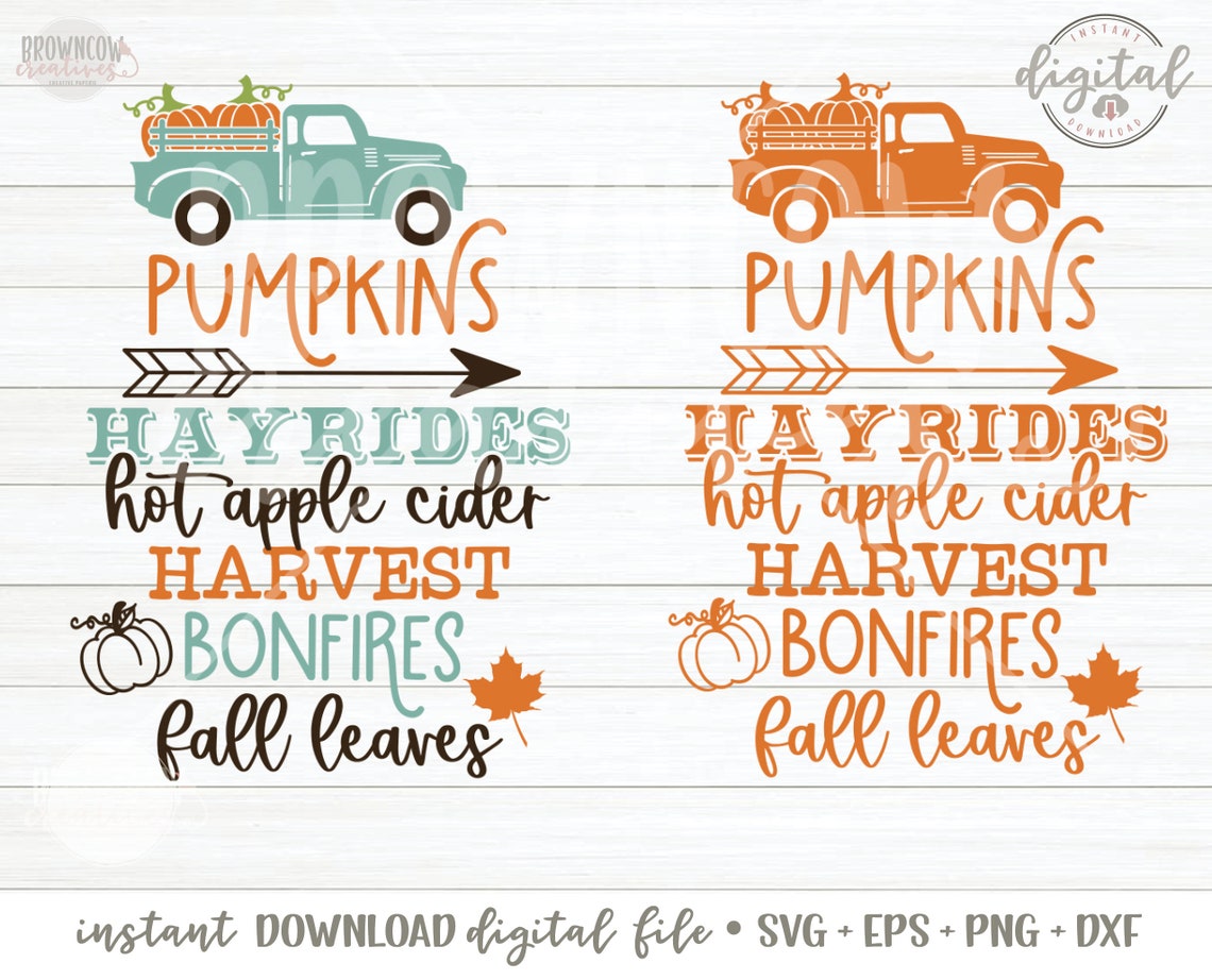Fall Word Art Sign Svg/cut File Instant Download Digital Fall | Etsy