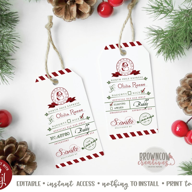 Santa Initial Wrap - Etsy