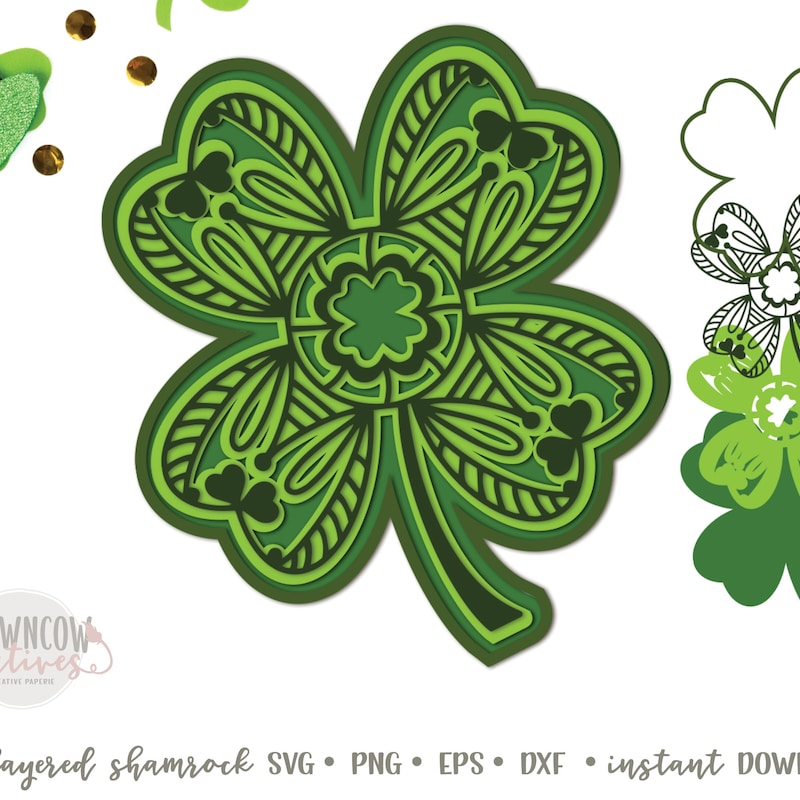 Shamrock Svg - Etsy