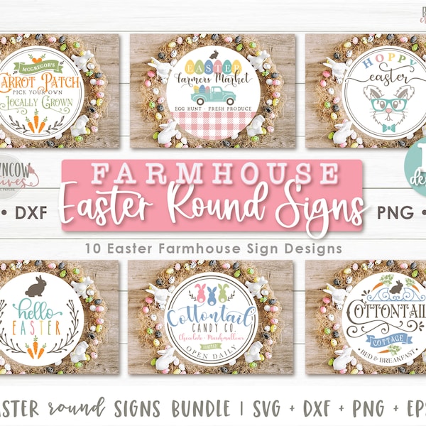 Round Sign Svg - Etsy