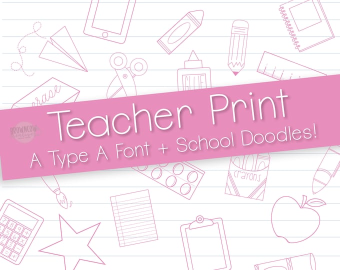 Neat Handwriting , Handwritten Font, Simple Font , Goodnotes Font ...