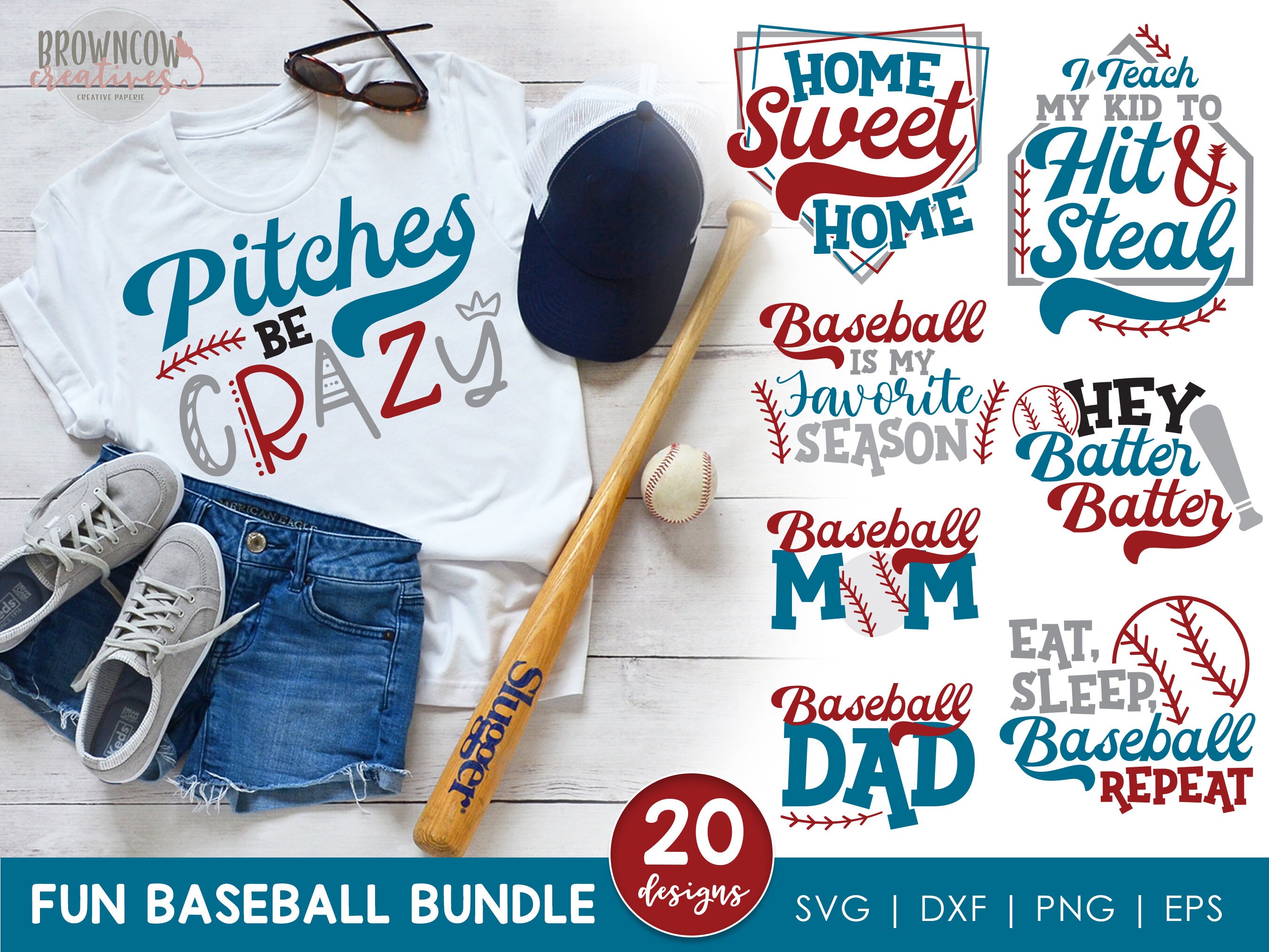 Baseball SVG Bundle Baseball Cut Files Baseball Bundle - Etsy