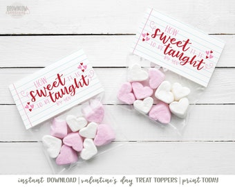 How Sweet It is to Be Taught by You Tag Teacher Appreciation - Etsy