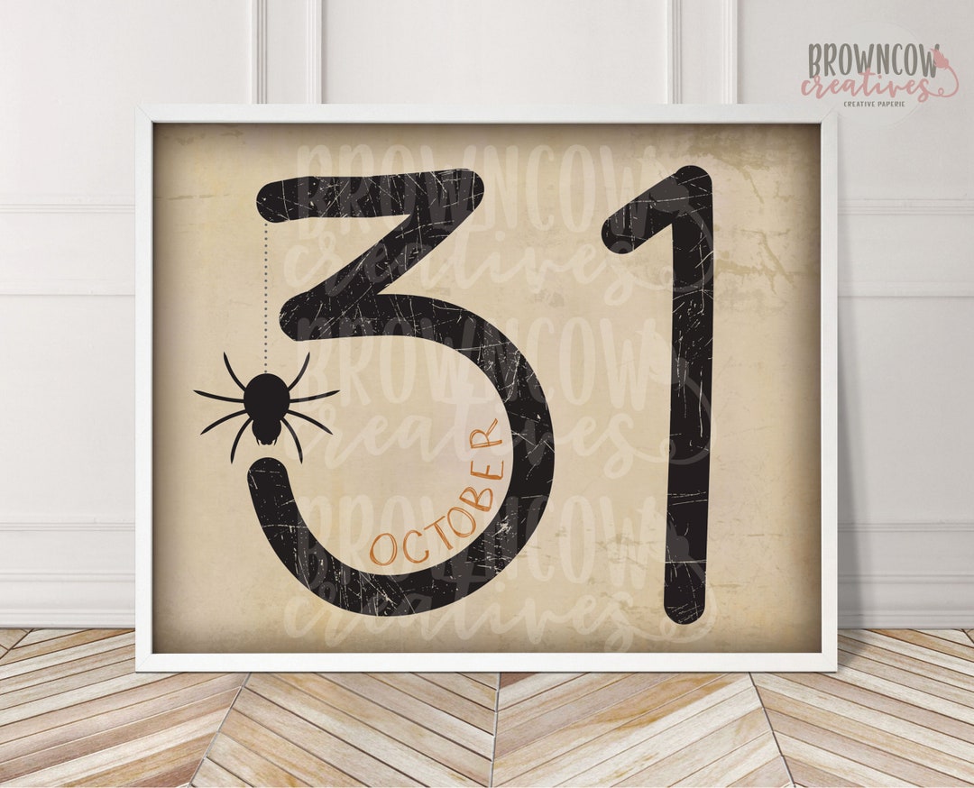 Halloween Printable Wall Art, Printable Halloween Decor, Halloween ...