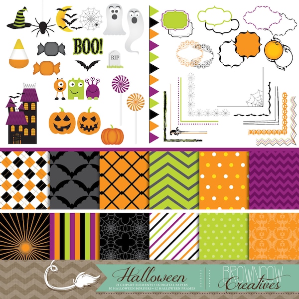 Halloween Frames - Etsy