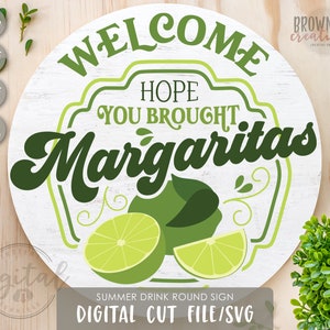 Summer Drink SVG Bundle, Summer SVG Bundle, Summer Alcohol Round Sign ...