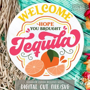 Summer Drink SVG Bundle, Summer SVG Bundle, Summer Alcohol Round Sign ...