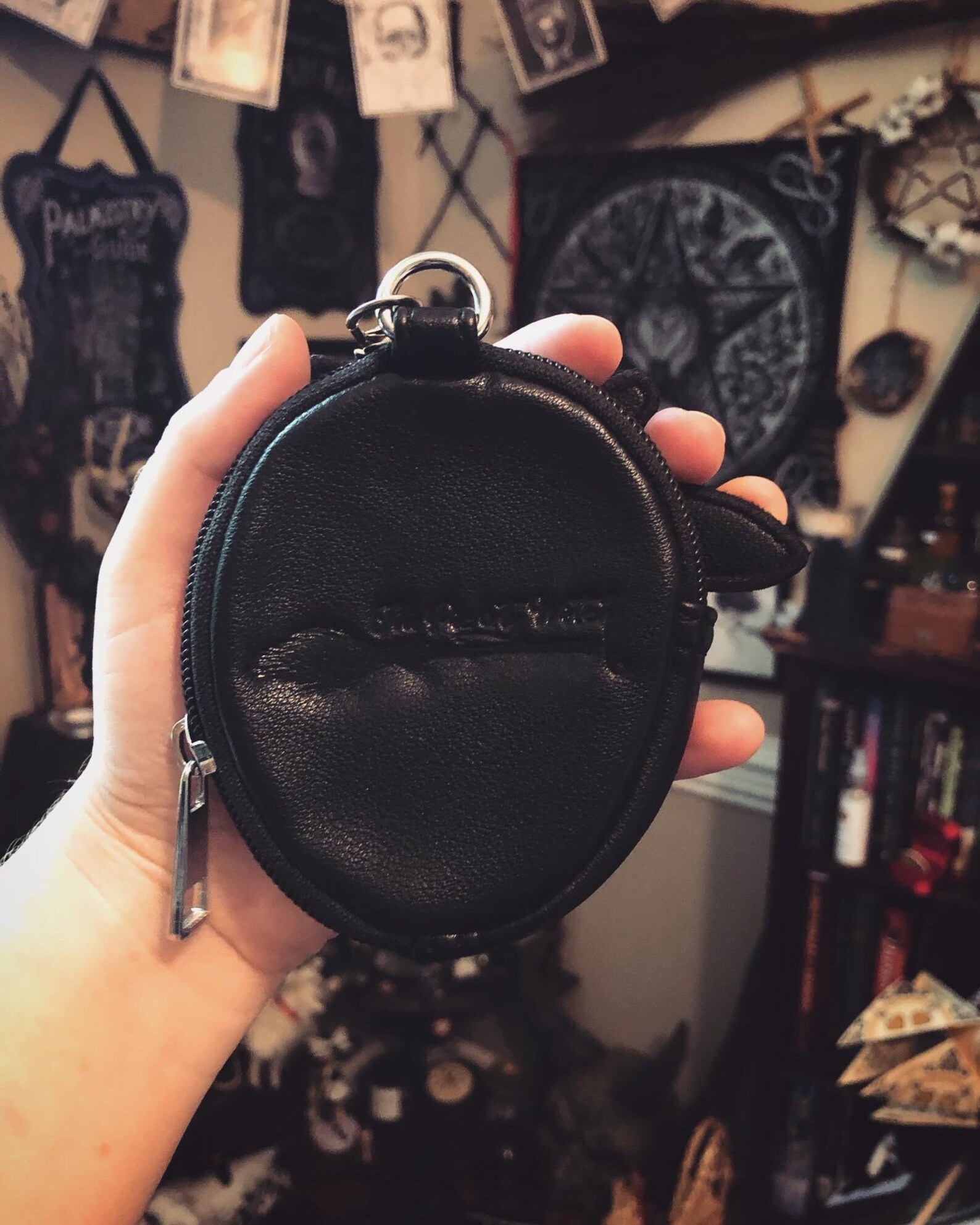 Gothic Goat Coin Purse Black Lavender or Cotton Candy - Etsy